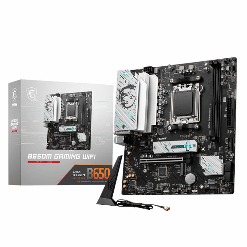 MSI B650M GAMING WIFI AMD AM5 mATX Gaming Motherboard – Blu Dot SA